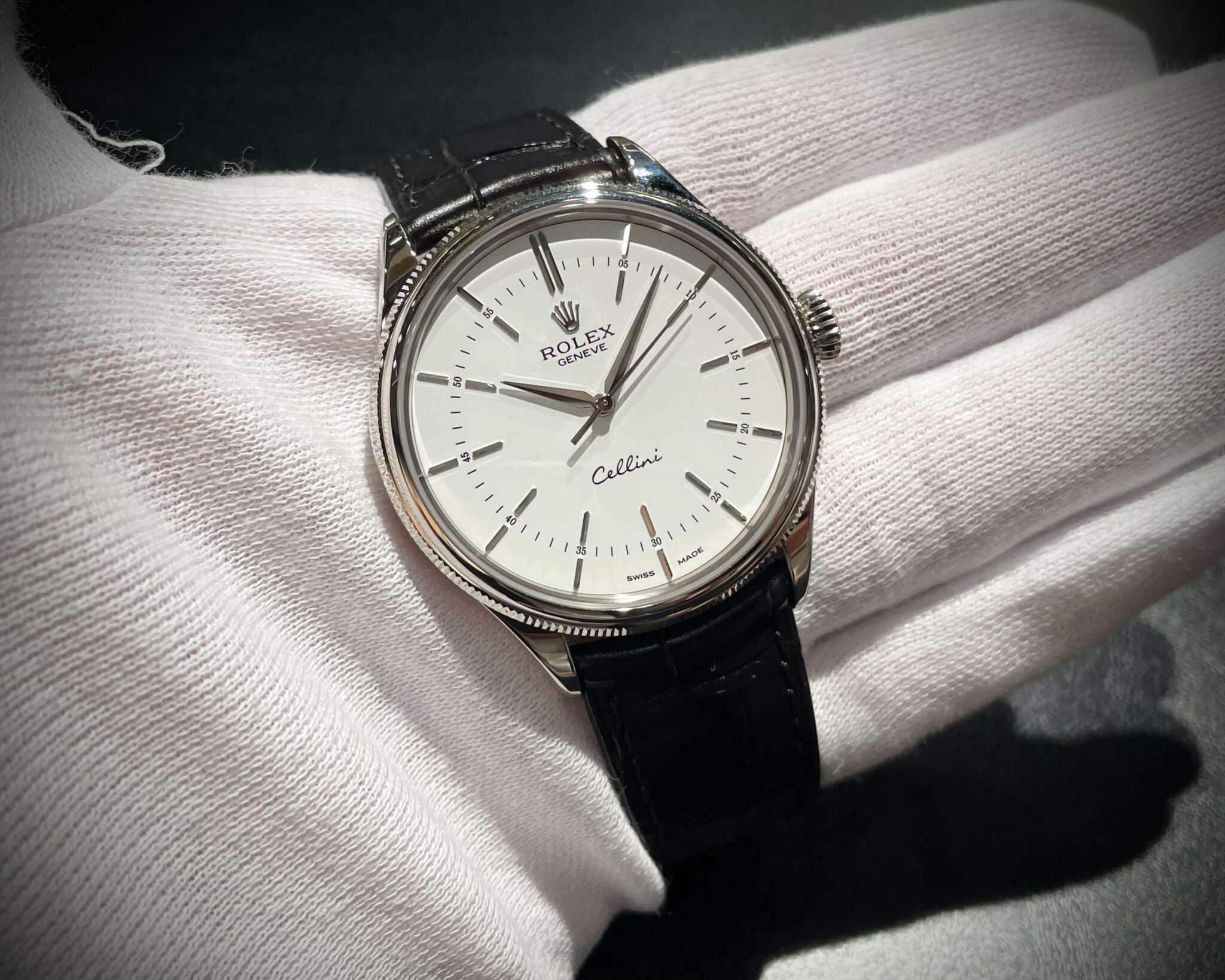 【ワンオーナー】チェリーニ・タイムRef.50509ホワイト2020年製 – QUARK LAB